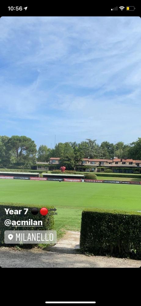 Milanello, Calabria già presente oggi nel Centro sportivo rossonero